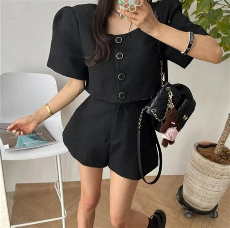 투피스 새제품 반팔투피스 반바지투피스 크롭자켓투피스 헬로마켓