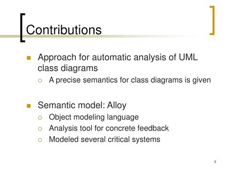 Ppt A Uml Class Diagram Analyzer Powerpoint Presentation Free