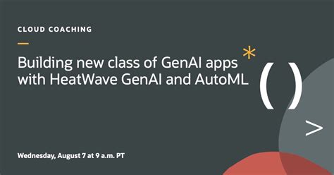 Oracle Developers On Linkedin Building New Class Of Oracle Genai Apps With Heatwave Genai And