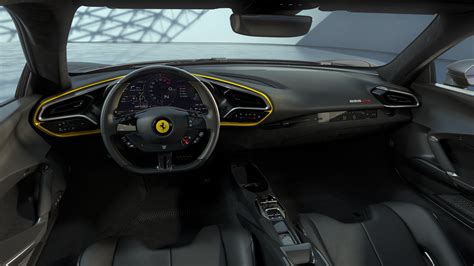 Ferrari 296 Gtb Assetto Fiorano 2022 Interior 4k Hd Cars Wallpapers