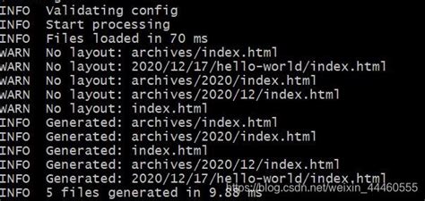 hexo更换主题后出现问题：warn no layout index csdn博客