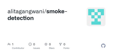 GitHub Alitagangwani Smoke Detection