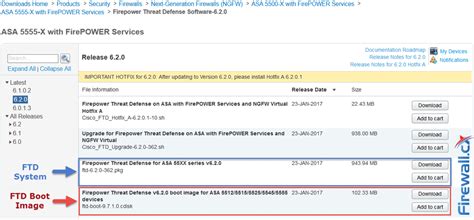 Cisco Asa Firepower Threat Defense Ftd Download And Installation