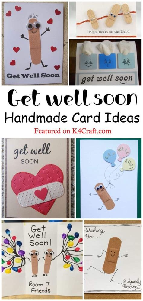 Beautiful Diy Get Well Soon Card Ideas K4 Craft