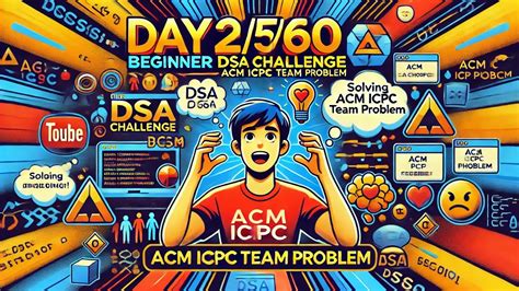Day 2560 Beginner Dsa Challenge Solving Acm Icpc Team 😰🤯🥵🤯😰