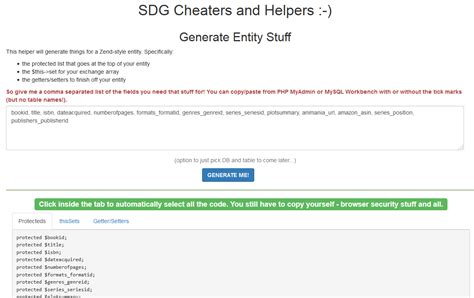 Eclectic Thoughts Developers Tool Bag Generating Code