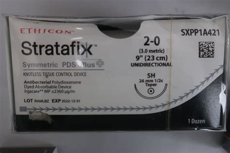 New Ethicon Sxpp1a421 Stratafix Symmetric Pds Plus Absorbable Triclosan Polydioxanone Suture
