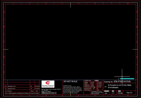 New And Improved Title Block D AutoCAD Freelance CAD Design Cad Crowd