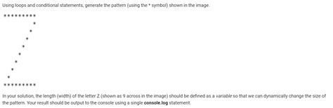 Solved Using Loops And Conditional Statements Generate The
