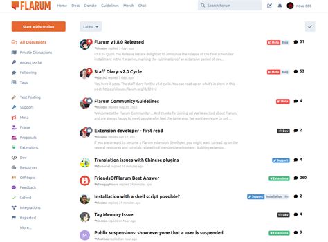 Flarum An Open Source Community Platform Like Discourse
