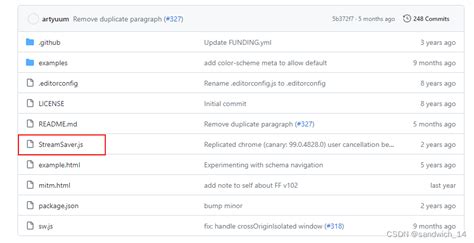 streamsaver js 下载视频 下载文件 csdn博客