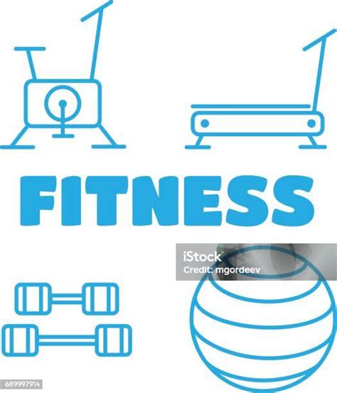 피트 니스 체육관 운동 장비입니다 피트 니스 벡터 아이콘 강철에 대한 스톡 벡터 아트 및 기타 이미지 강철 경쟁 공 스포츠 장비 Istock