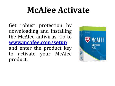 Ppt Activate Download Install And Activate Mcafee Retail Card Powerpoint