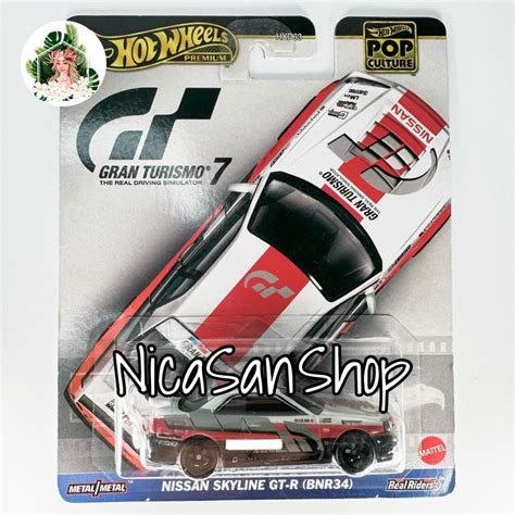 Jual Hot Wheels Premium Nissan Skyline R34 Gran Turismo 7 Employee Car