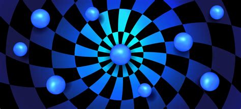 3d Optical Illusion With Spheres Vector Art By Satheeshsankaran On Deviantart