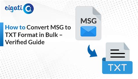 how to convert msg to txt format in bulk verified guide