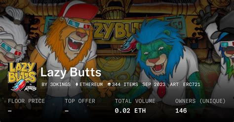 Lazy Butts Collection OpenSea