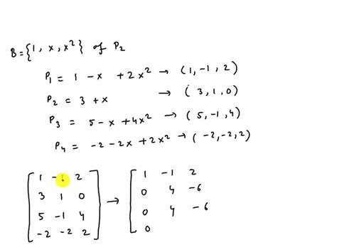 determine whether the following polynomials span p2 p1 1 x 2x2