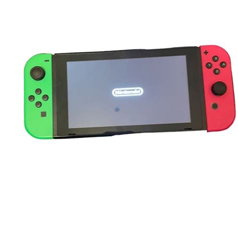 Video Games And Consoles Nintendo Switch With Neon Green And Neon Pink