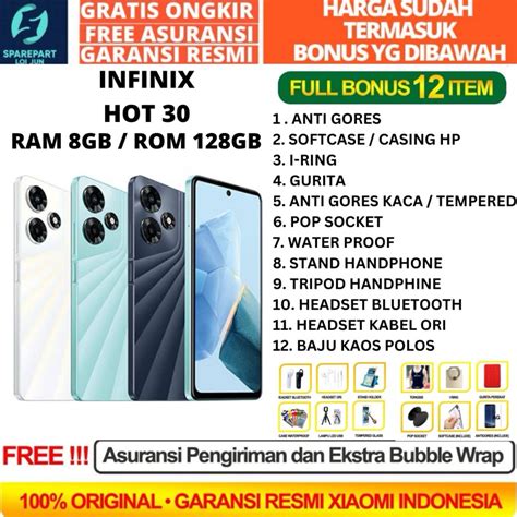 Jual Infinix Hot Ram Gb Rom Gb Garansi Resmi Tahun Shopee Indonesia