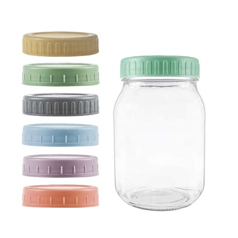 380ml Mason Jar With Plastic Lid Kangaroo Glass Container
