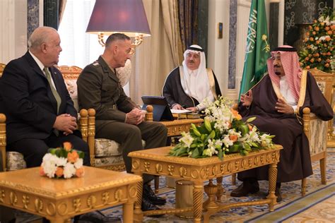 Gen Dunford Meets King Salman Bin Abdulaziz Al Saud Air University