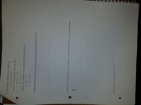 Solved The Variable Z Depends On X And Y As Z F X Y Chegg Com