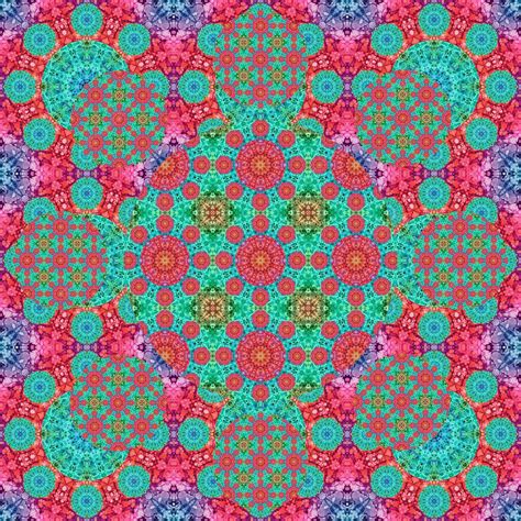 Premium Photo Seamless Abstract Pattern Square Seamless Background Rich Artistic Background