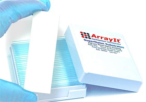 Arrayit Supernylon Microarray Substrate Slides Box Of 5