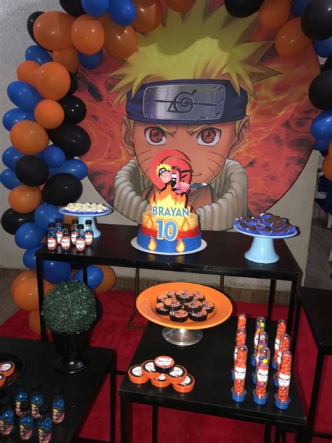 Aniversário Tema Naruto Festa Naruto Decoração Festa Naruto Ideias