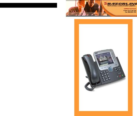Cisco 7975 IP Phone Operation Users Manual PDF View Download