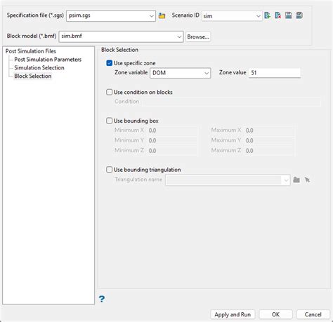 Vulcan Block Simulation Post Simulation