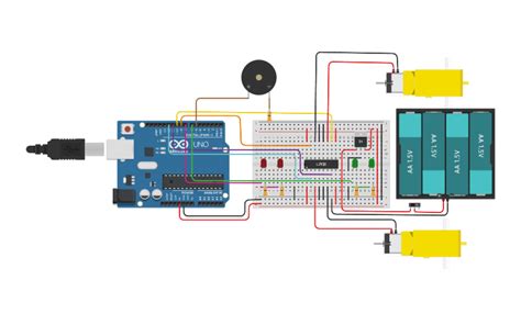 Circuit Design Autobluetooth Tinkercad