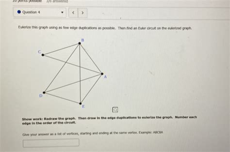 Possible Answered Question Eulerize StudyX