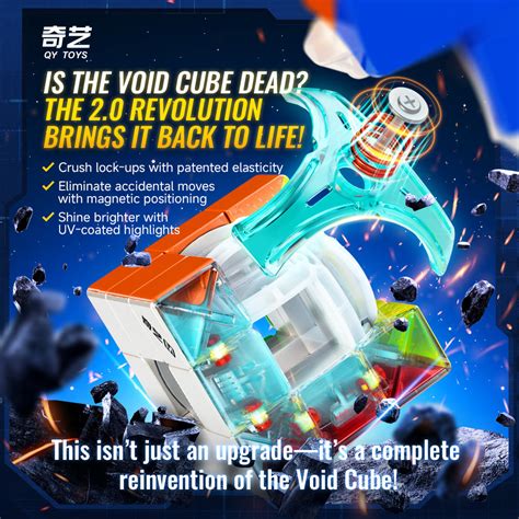 Qiyi Speed Void Cube 3x3 Magnetic Uv Thecubicle