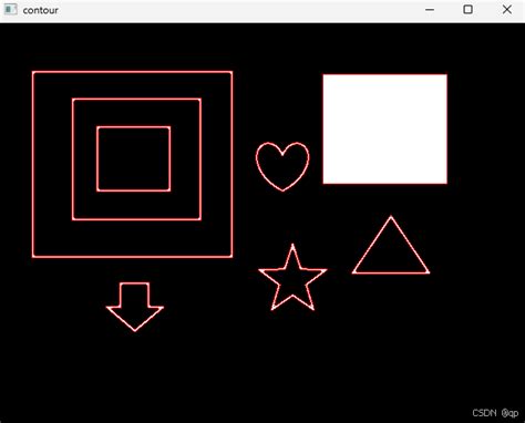 21opencv获取图像轮廓信息opencv提取轮廓获取轮廓位置 Csdn博客