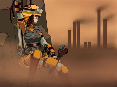 Rappelling Engineer Factorio Fanart W Color By Boarhide On Deviantart
