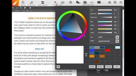 Create A Hover Effect Using The State Control Youtube
