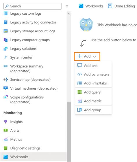 Creating Azure Workbook