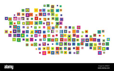 Symbol Map Of The Autonomous Region Xizang Peoples Republic Of China Abstract Map Showing