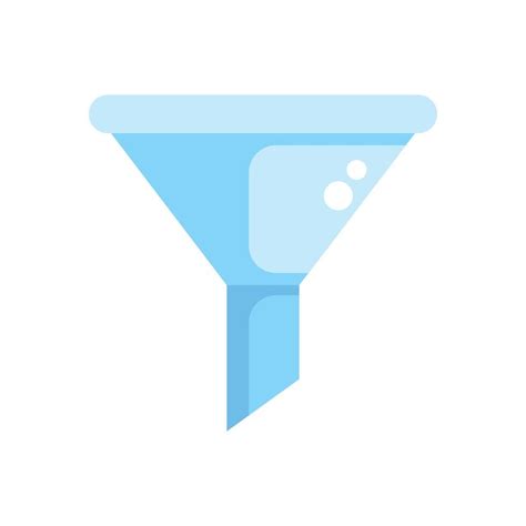 blue funnel filtering data information sorting process 52624595 vector