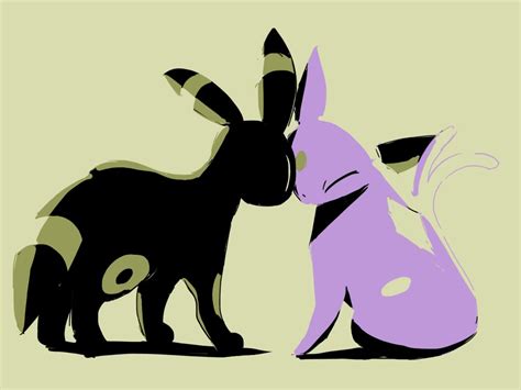 Umbreon And Espeon Pokemon Drawn By Lukasandatta Danbooru