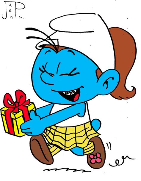 Smurfs Remix Luan Loud Smurf By Juanpadraws On Deviantart