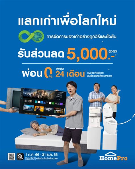โฮมโปรแลกเก่าเพื่อโลกใหม่ 🌎 Homepro Thailand