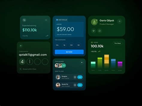 card ui design by norul absar on dribbble in 2024 card ui ui design
