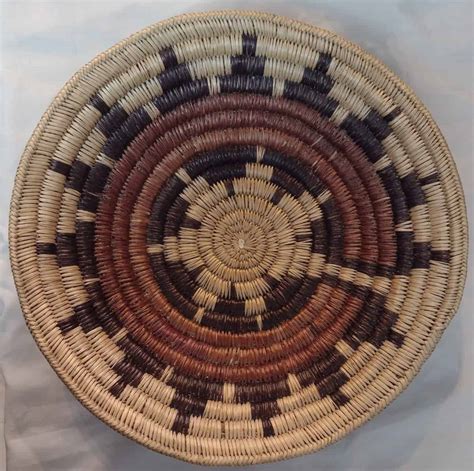 Navajo Cermonial Basket Weaving In Beauty Mercantile