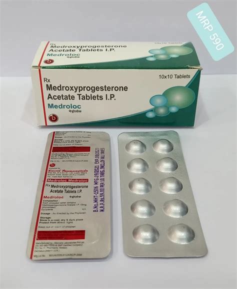 Medroxyprogesterone Acetate Tablets Strength 5 Mg At ₹ 69stripe In
