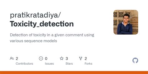 Github Pratikratadiya Toxicity Detection Detection Of Toxicity In A