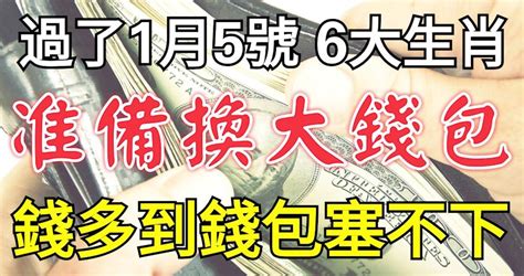 過了1月5號，這6生肖準備換個大錢包， 錢多到錢包都塞不下！ Peekme