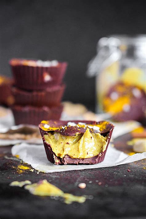 Golden Spiced Salted Caramel Cashew Butter Cups Naked Digest